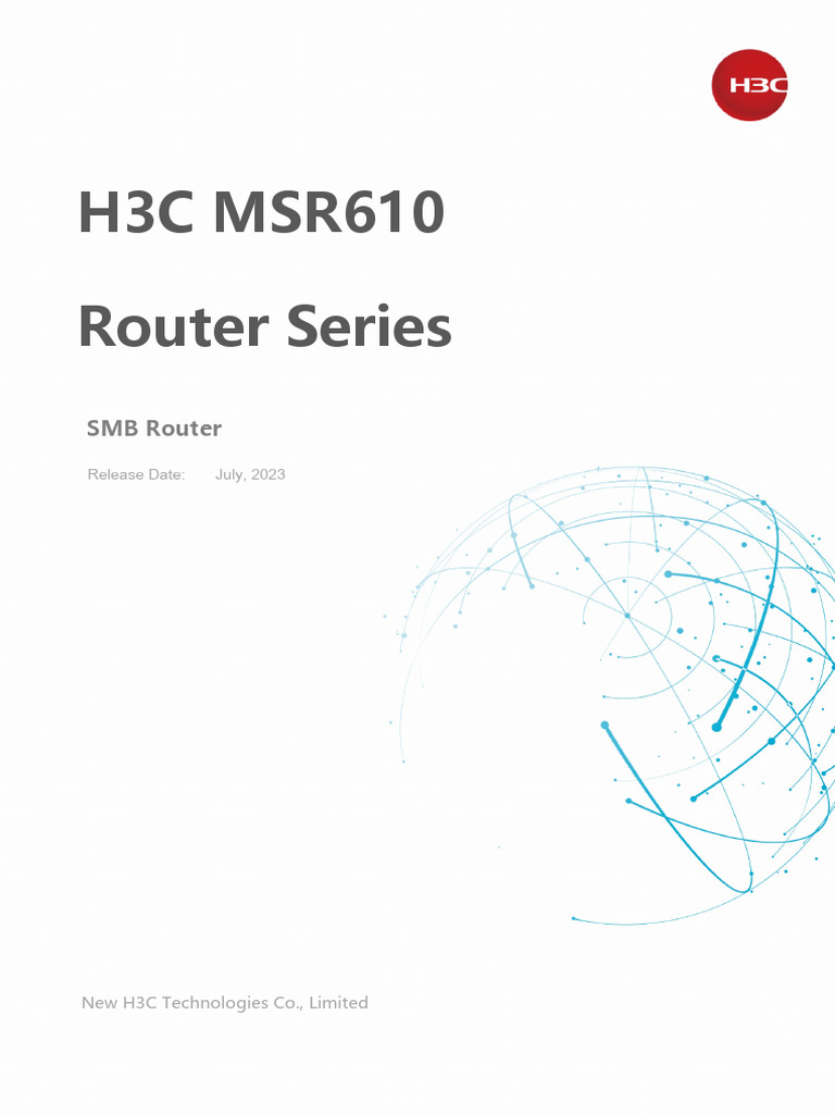 MSR610 Datasheet - 1664030 - 748048 - 0 | PDF | Computer Network ...
