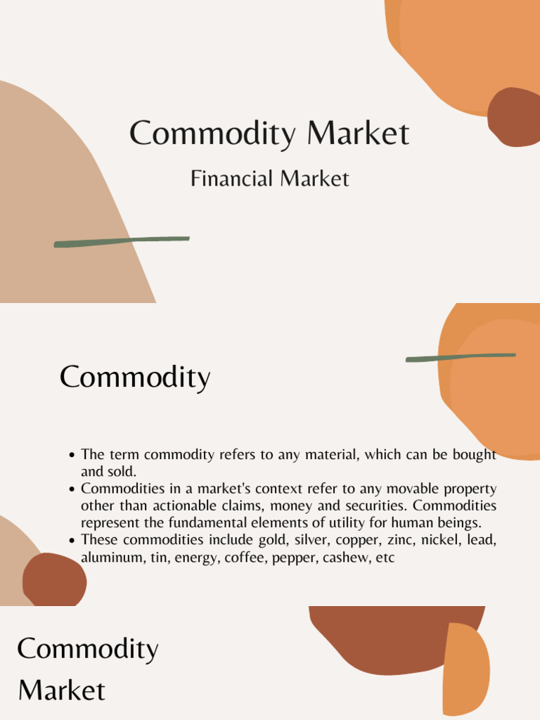 Commodity Market | PDF