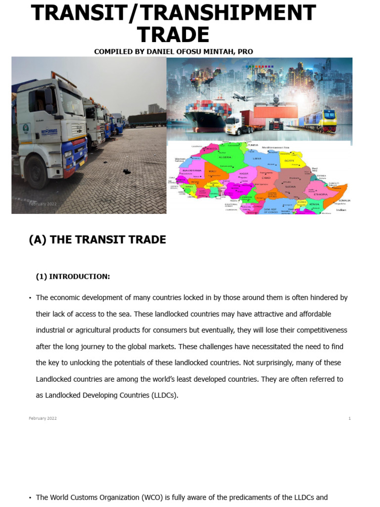 Transit and Transhipment Procedures | PDF | Customs | Taxes
