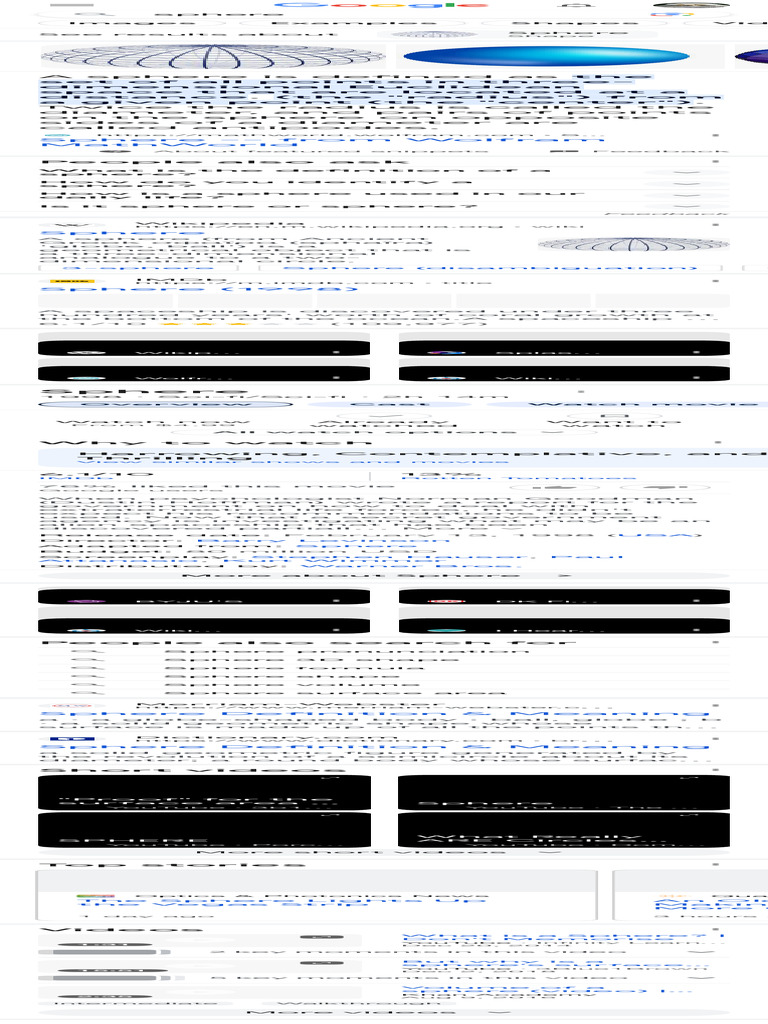 Sphere - Google Search 2 | Download Free PDF | Sphere | Classical Geometry