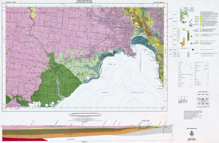 Melbourne Geology Map-with Highlight | PDF
