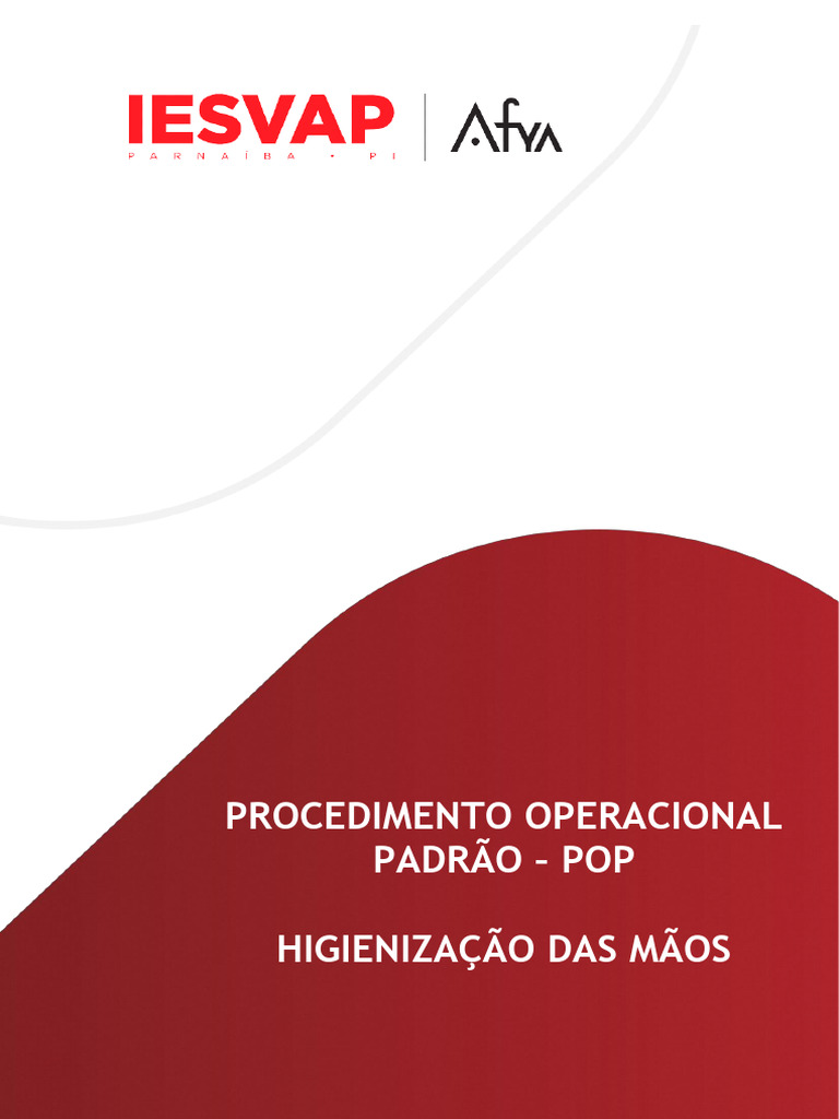 Manual de Higienizacao Das Maos Ambulatorio Escola Fahesp Iesvap | PDF