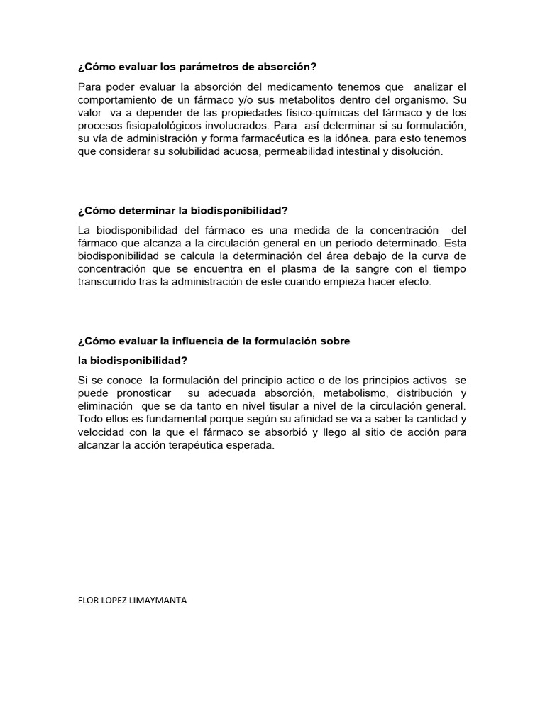 Cómo Evaluar Los Parámetros de Absorción | PDF