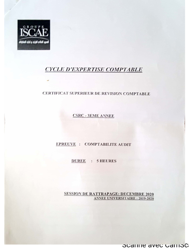 Session Rat 2020 Audit&Conso | PDF