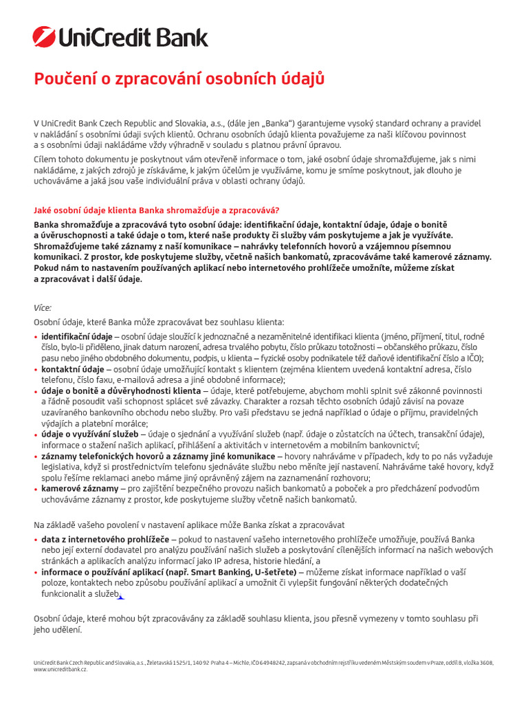 Ucb GDPR Pouceni II CZ 062019 | PDF