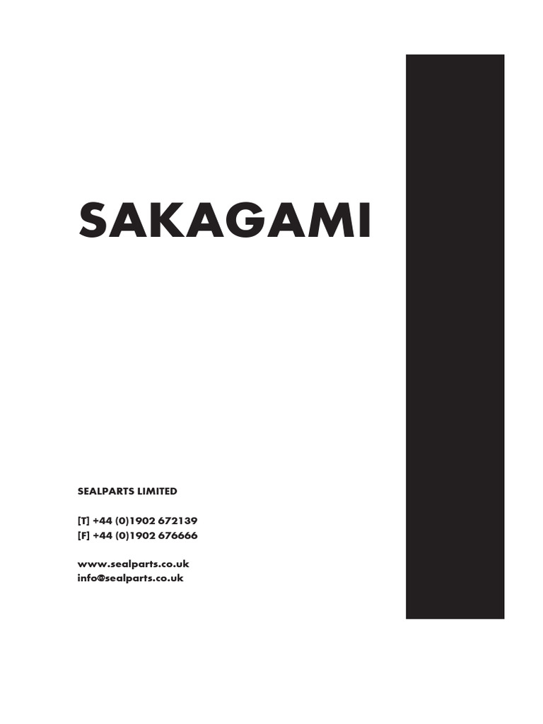 Sakagami Seal Parts Catalog | PDF