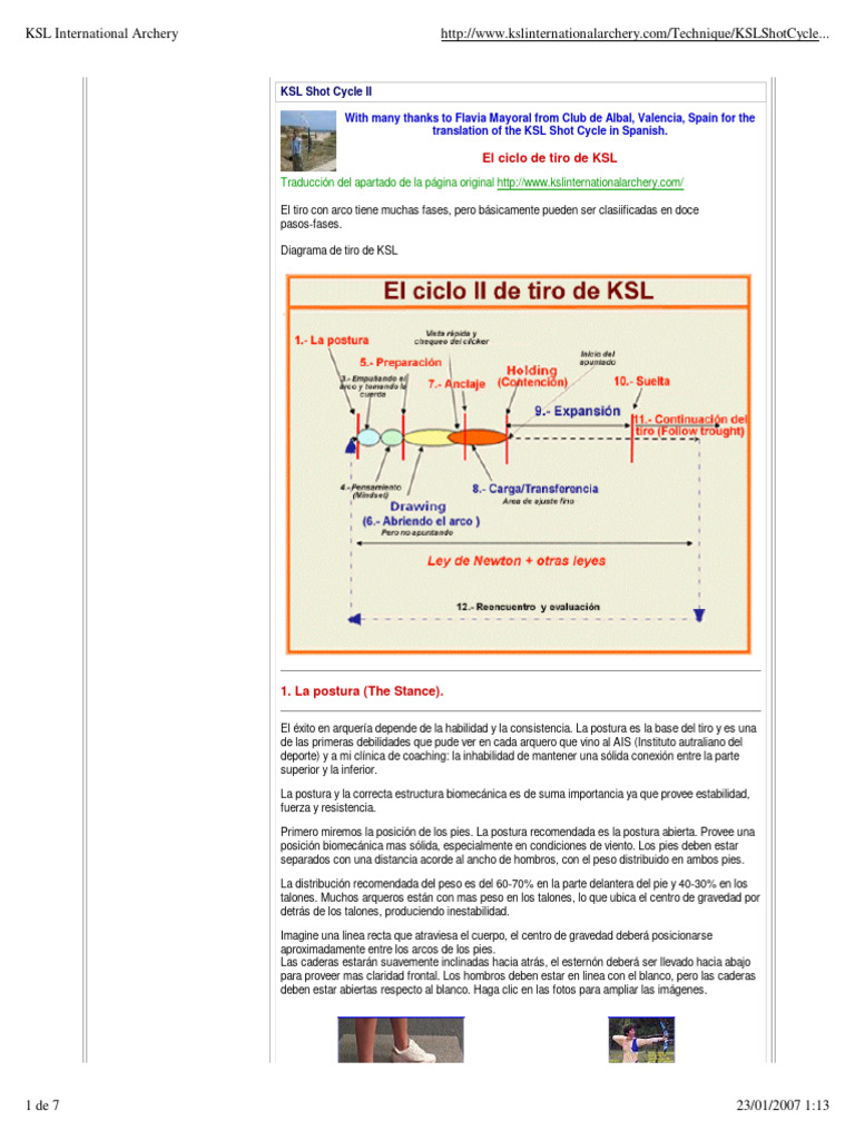 Elciclodetirode KSL | PDF | Mano | Arco y flecha