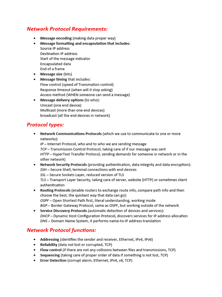 Protocols and Models | Download Free PDF | Internet Protocols | Computer Network