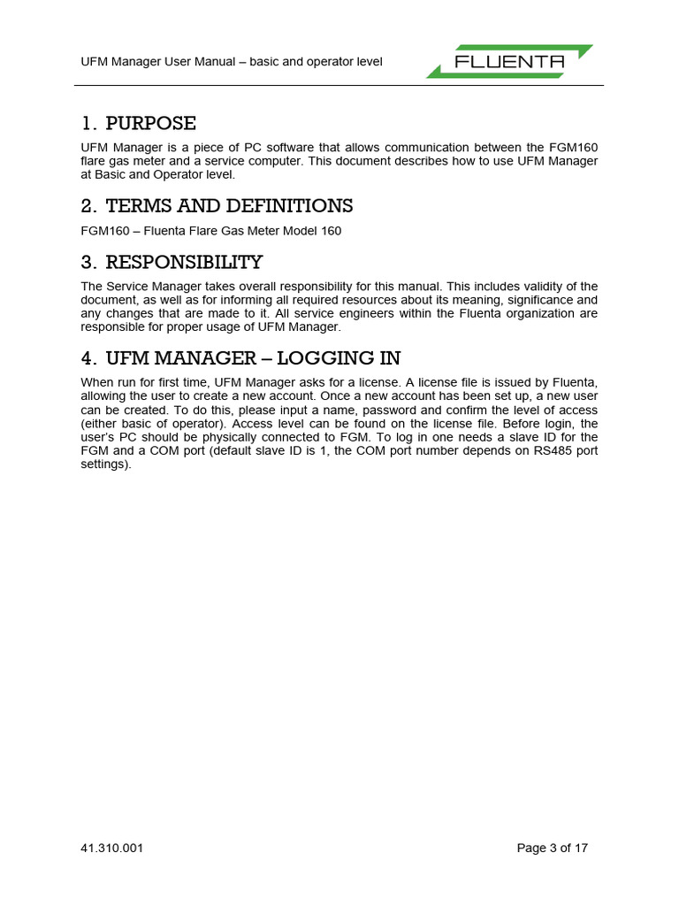 UFM Manager User Manual Overview | PDF | Login | User (Computing)