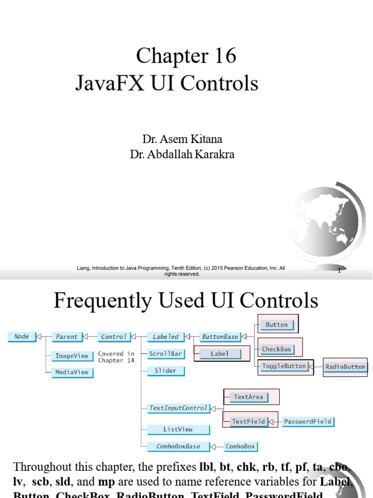 JavaFX Controls | PDF | Computer Programming | Computing JavaFX Controls | PDF | Computer Programming | Computing