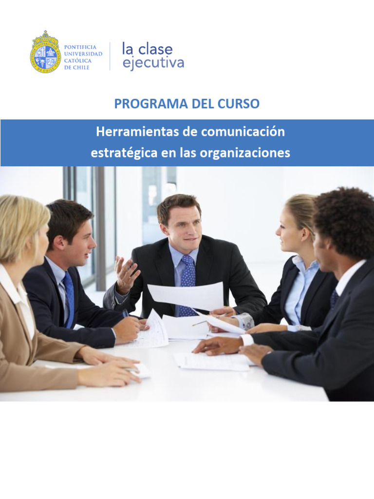 Programa Herramientas de Comunicación Estratégica en Las Organizaciones - Claudia Muñoz Torres ...