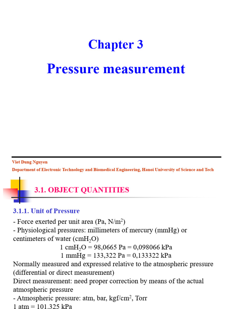 Chap3 Eng Pressure Part1 | PDF | Blood Pressure | Ventricle (Heart)