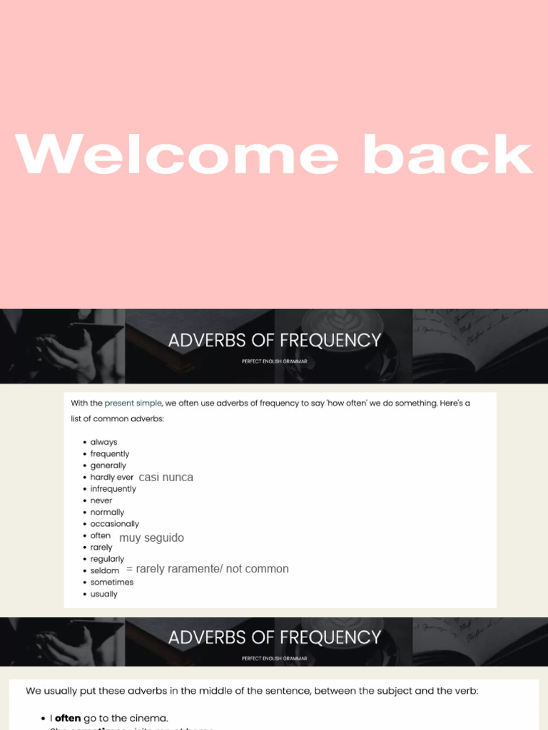 Adverbs of Frequency | PDF