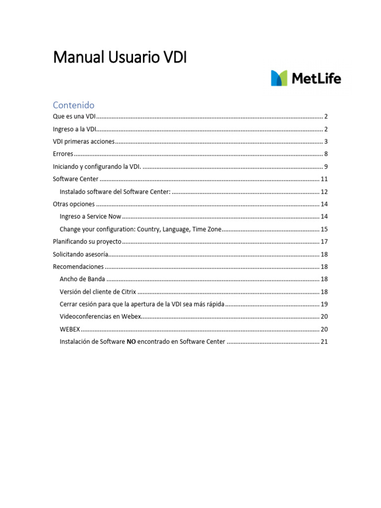 VDI EndUserGuidance | PDF | Sistemas Citrix | Software