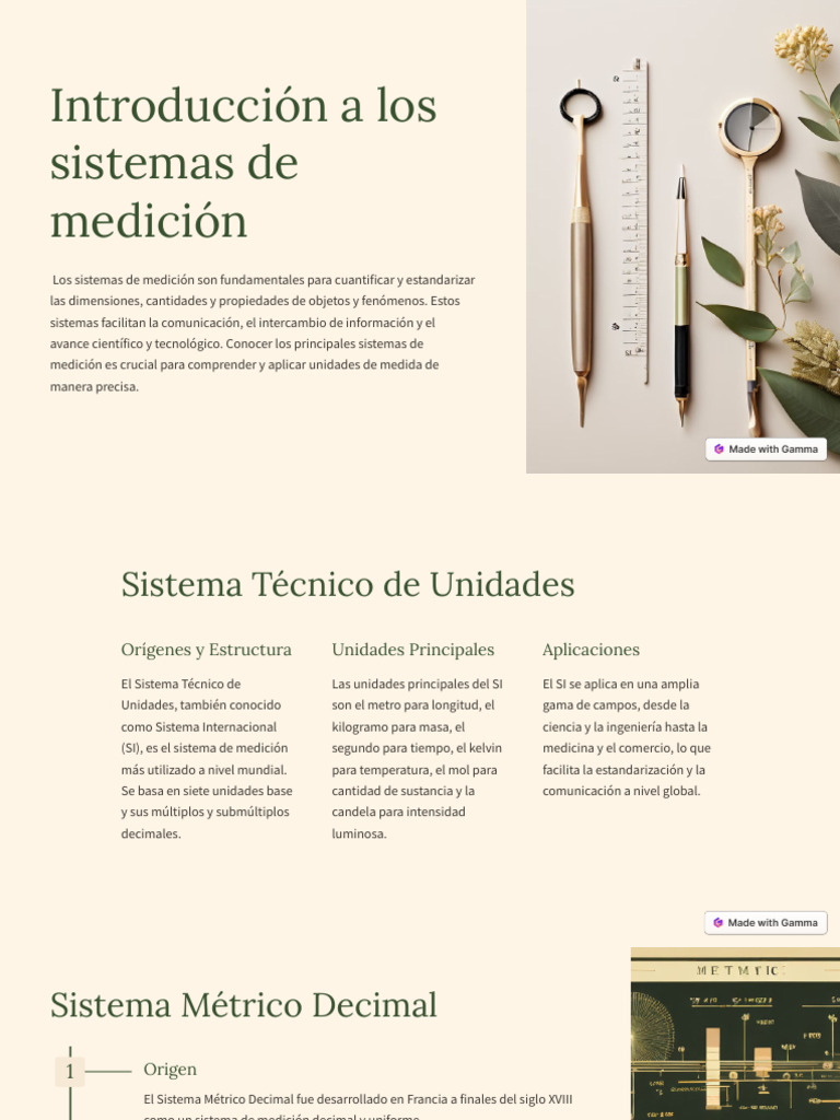 Introduccion A Los Sistemas de Medicion | PDF | Sistema Internacional ...