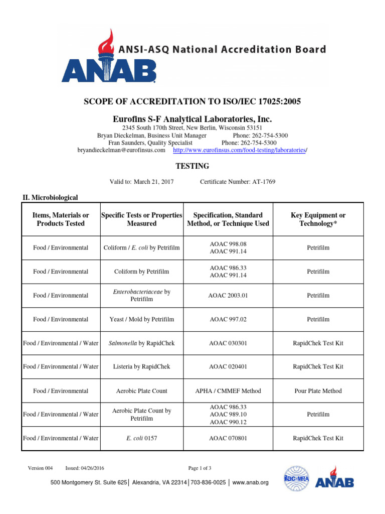 eurofins-sfa-iso-17025-microbiological-scope-of-accreditation ...