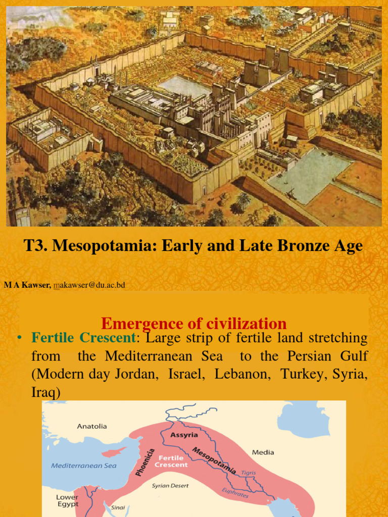 Mesopotamia Slide | PDF | Sumer | Mesopotamia