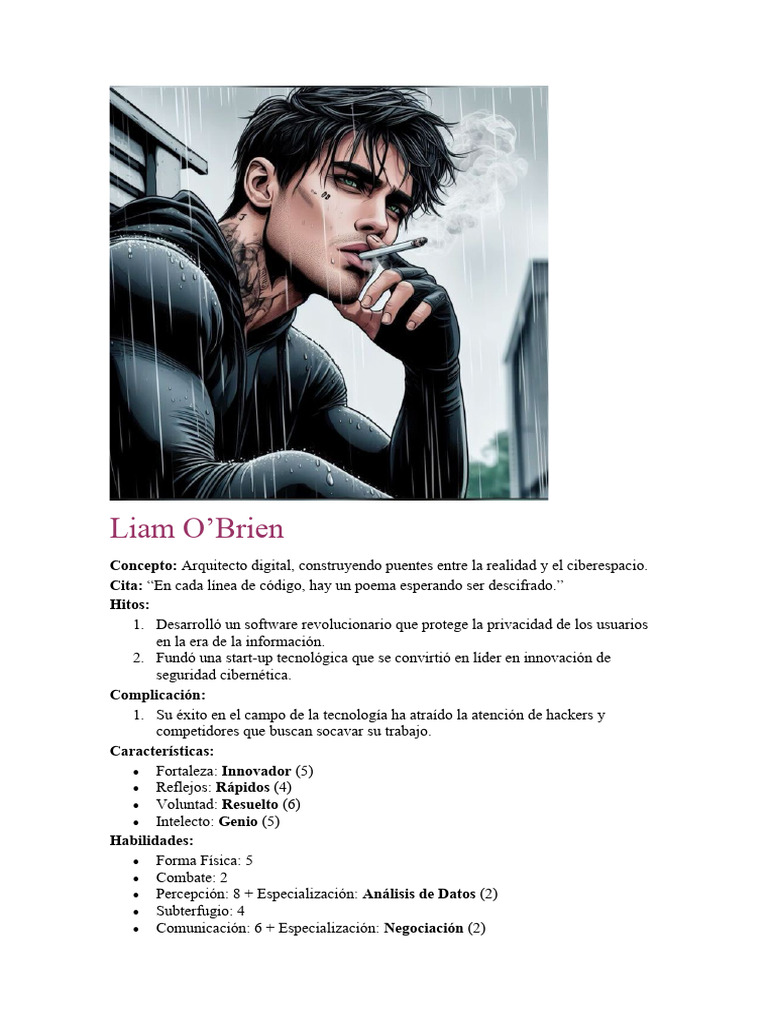 Liam O’Brien | Descargar gratis PDF | Mente | Naturaleza