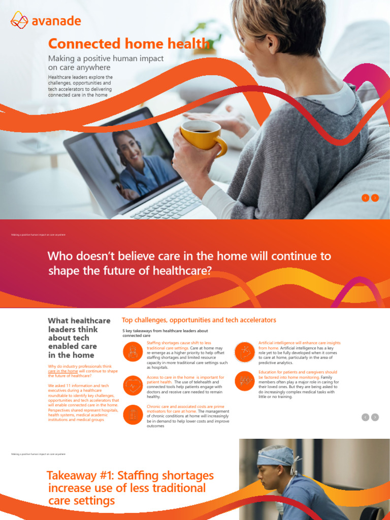 Connected Care in Home Health Insights | PDF | Health Care | Patient