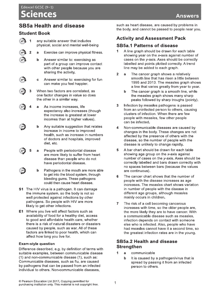 SB5 Text Book Answers | PDF