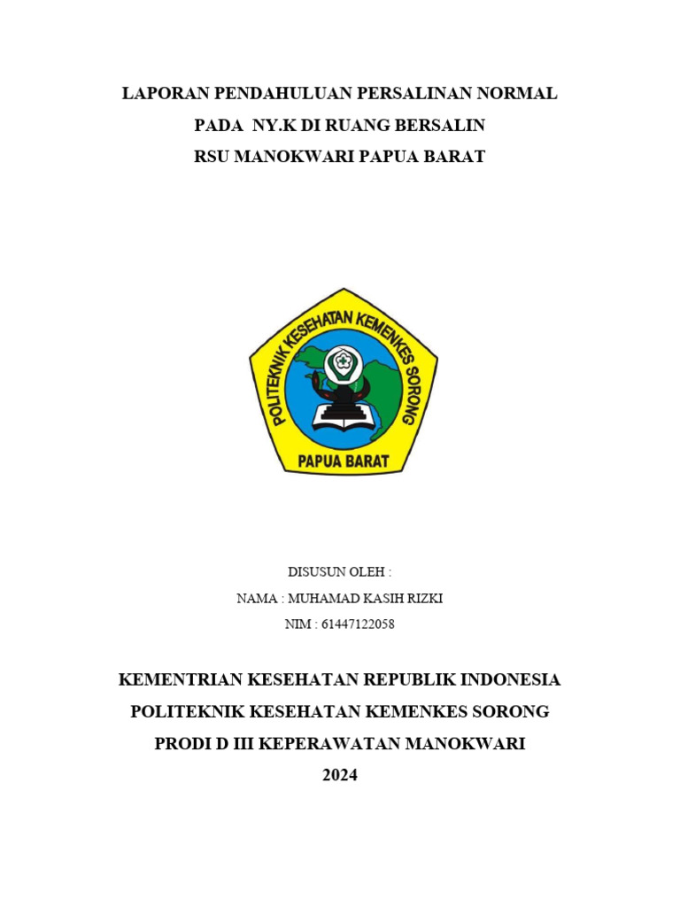 LP Persalinan Normal | PDF | Kesehatan Holistik | Sains & Matematika