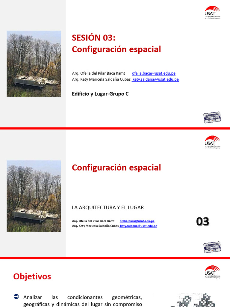 Sesion 03 Configuración Espacial EyL | PDF