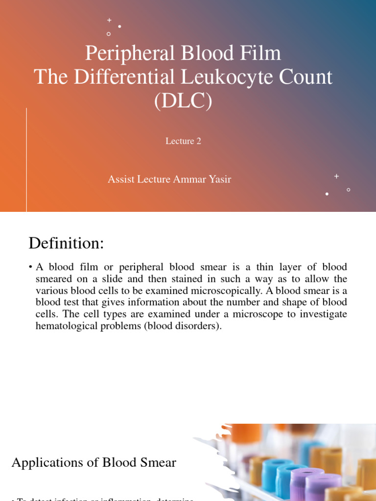 Peripheral Blood Film | PDF | White Blood Cell | Anatomy