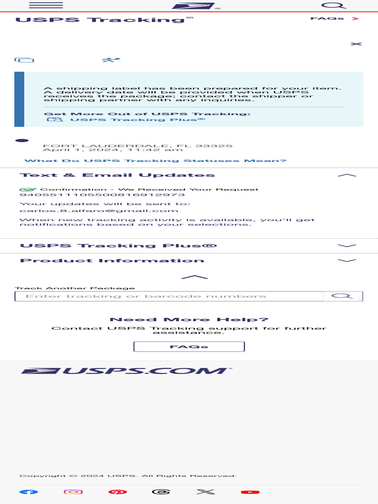 USPS.com® - USPS Tracking® Results | Download Free PDF | United States ...