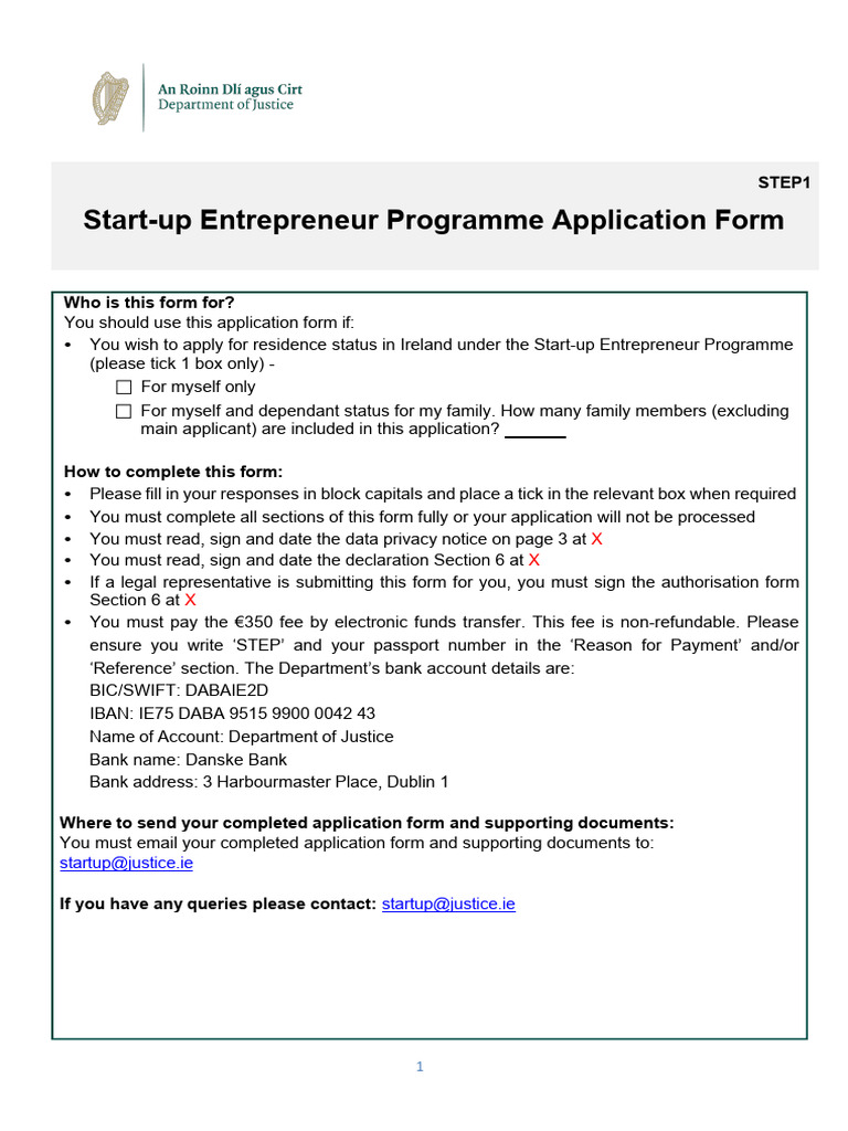 STEP Application Form Mar 2023 | PDF | Crimes | Crime & Violence