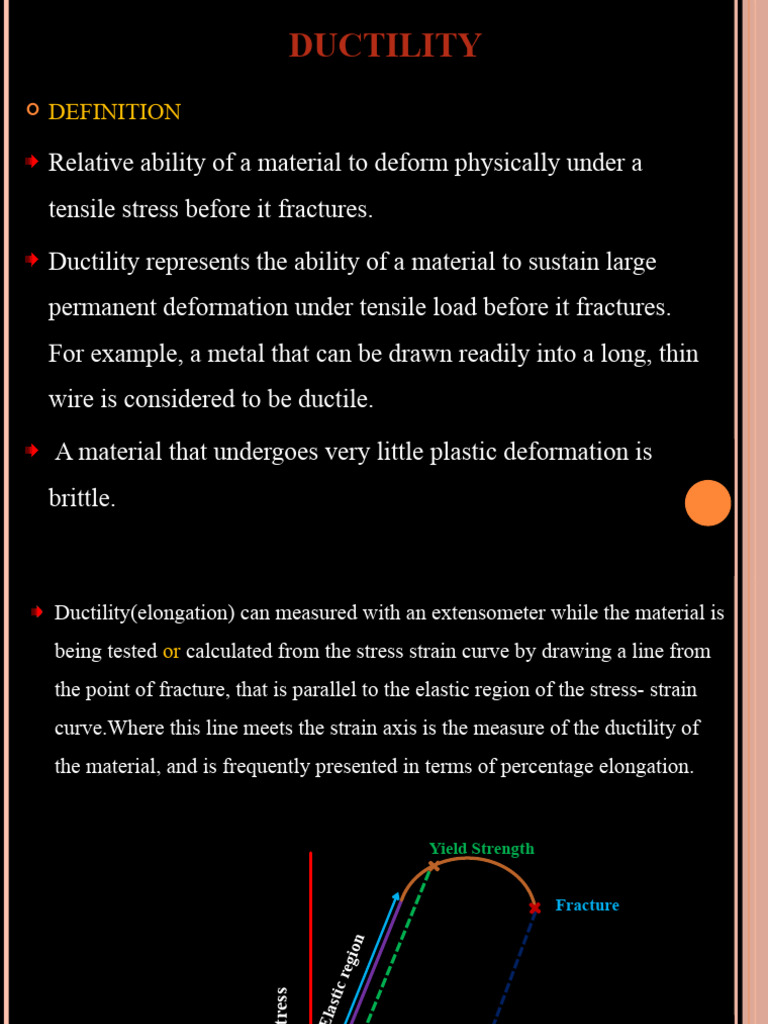 Ductility and Material Strength in Dentistry | PDF | Deformation ...