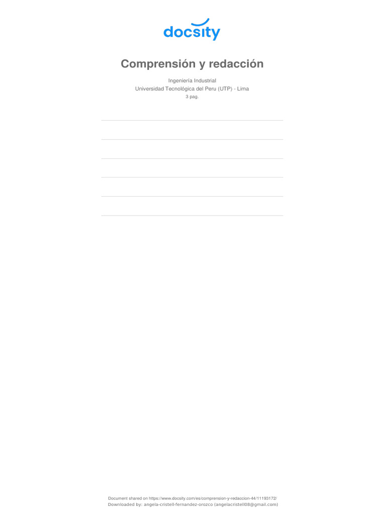 Docsity Comprension y Redaccion 44 | Descargar gratis PDF | Inteligencia artificial ...