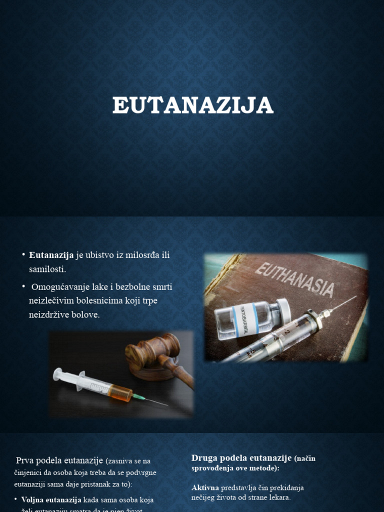 EUTANAZIJA | PDF