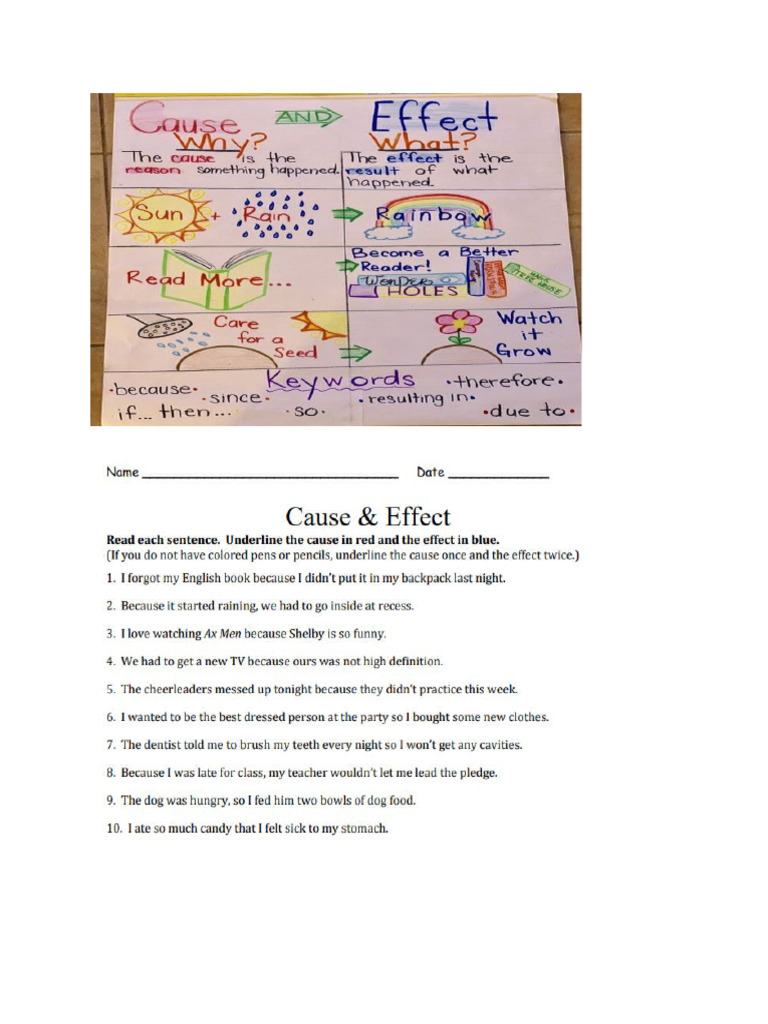 Cause and Effect | PDF