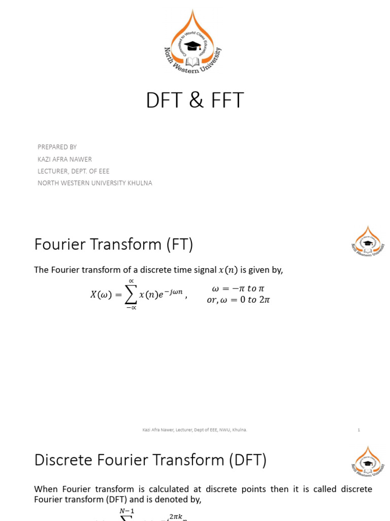 9. DFT-FFT (2) | Download Free PDF | Discrete Fourier Transform | Fast Fourier Transform