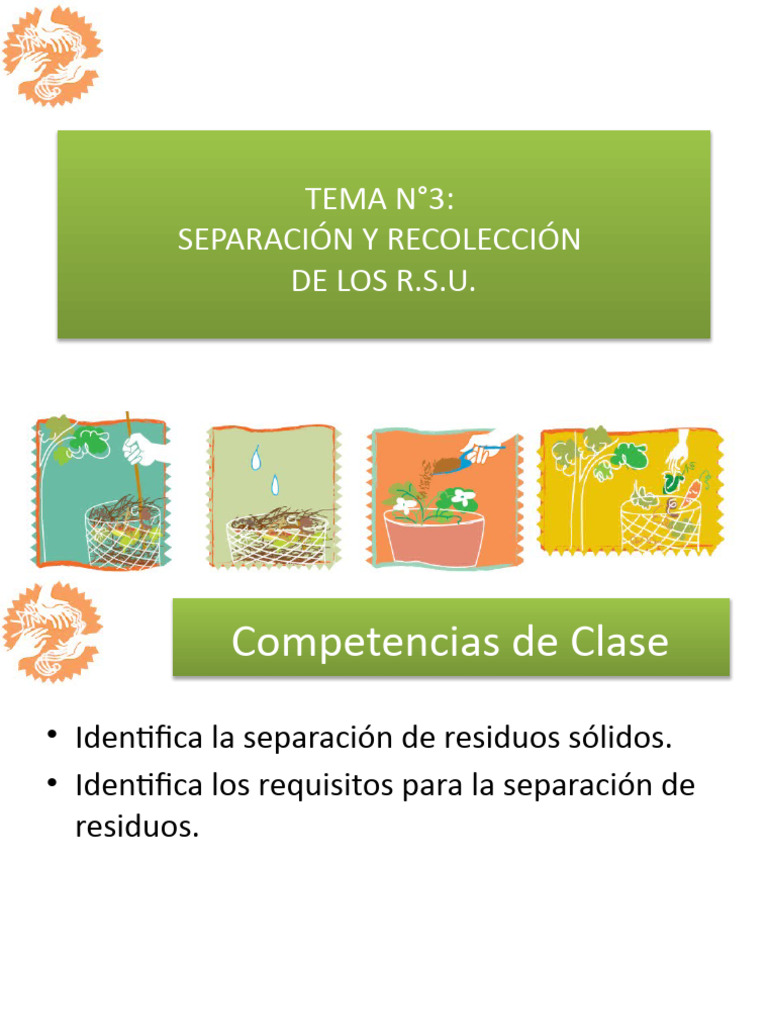 Tema 3 GRS | PDF | Residuos | Residuos sólidos urbanos