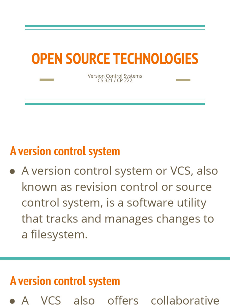CP 222 Lecture 5 - 121842 | PDF | Version Control | Software Development