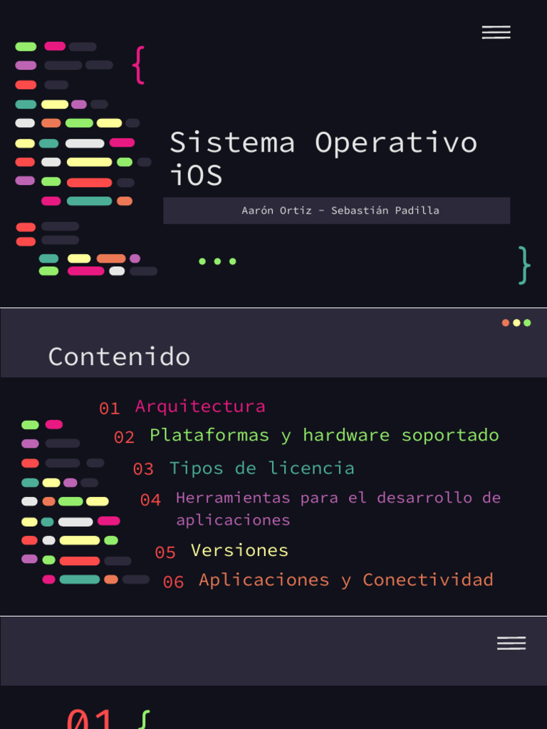 Ortiz Padilla Ios Presentacion Pdf Ios Kernel Sistema Operativo