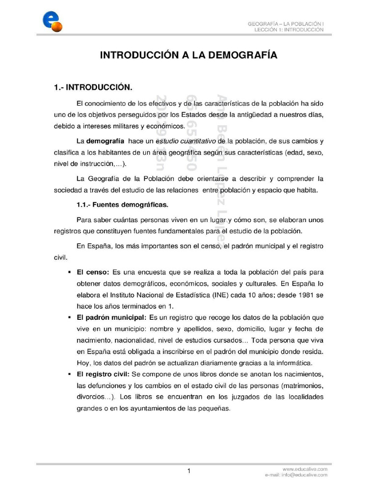 Leccion_1__Introduccion_a_la_demografia | PDF