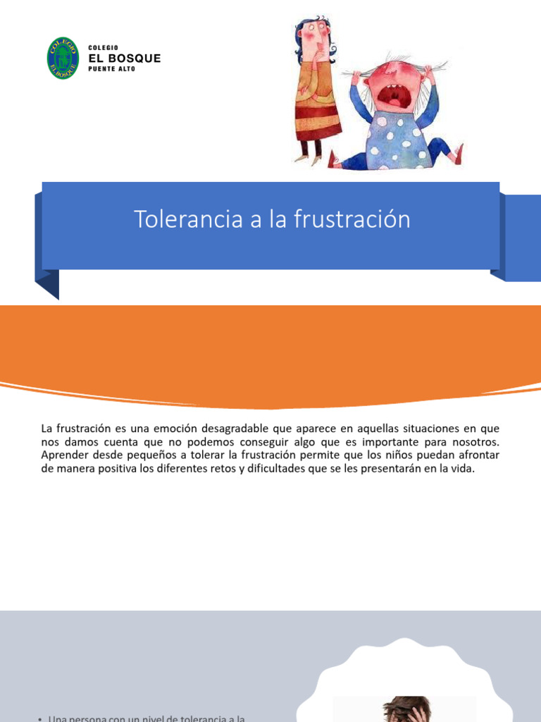 Tolerancia A La Frustración | PDF | Ira | Las emociones