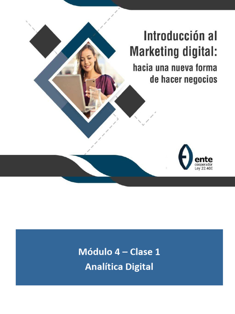 Modulo 4 - Clase 1 Analitica Digital | PDF | Posicionamiento en buscadores | Bases de datos en línea