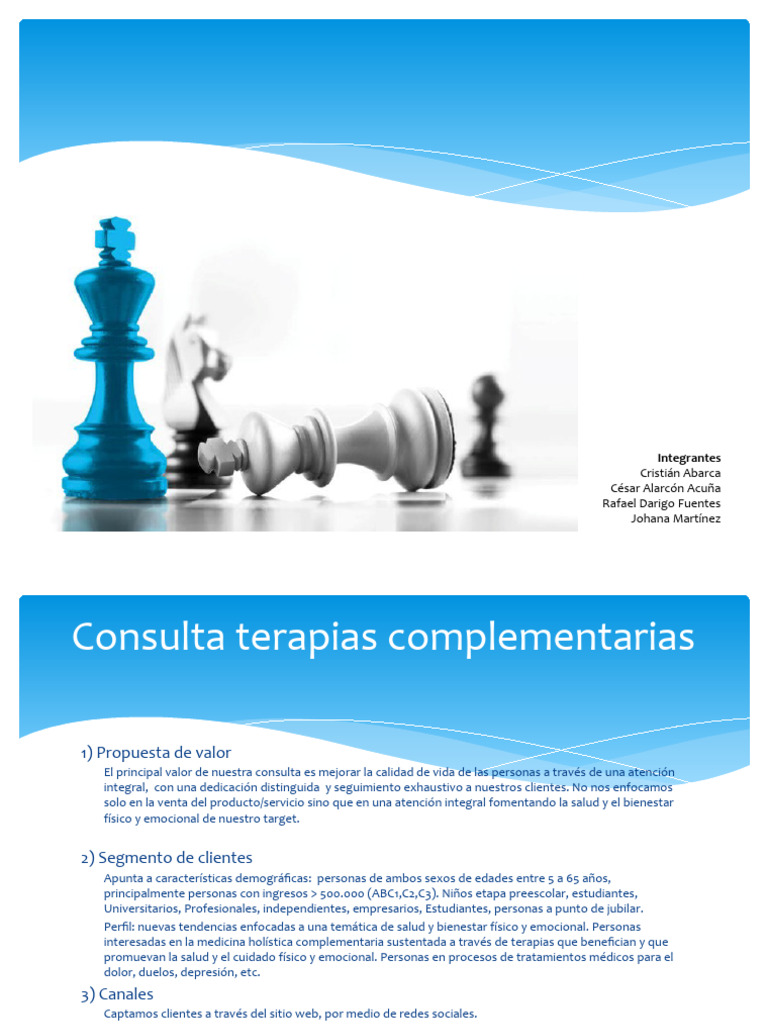 Canvas Terapias Complementarias | PDF | Business | Hospital