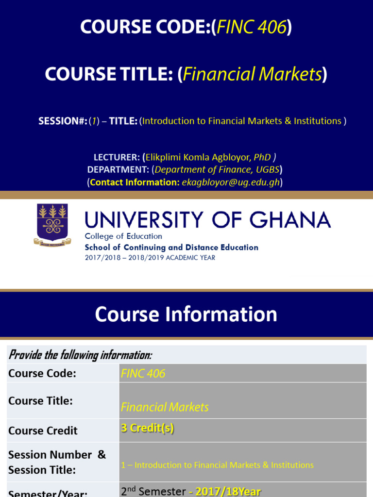 Financial Markets | Download Free PDF | Securities (Finance) | Financial Markets