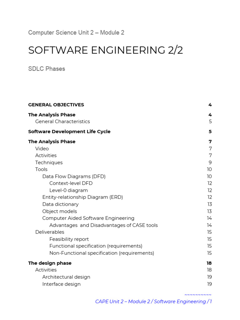 Module 2 SOFTWARE ENGINEERING Part 2 | PDF | Software Development ...