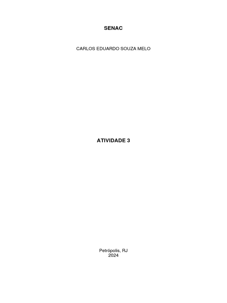 Atividade3 Modelo | PDF