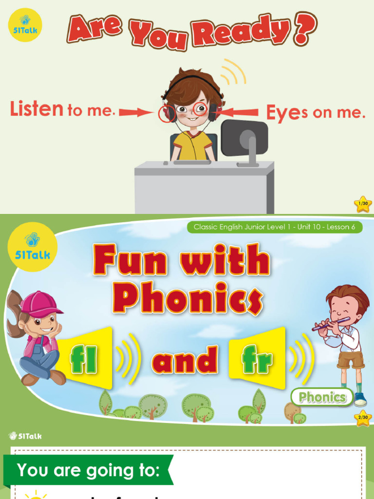 Level 1 - Unit 10 - Lesson 6 - Phonics FL and FR | PDF