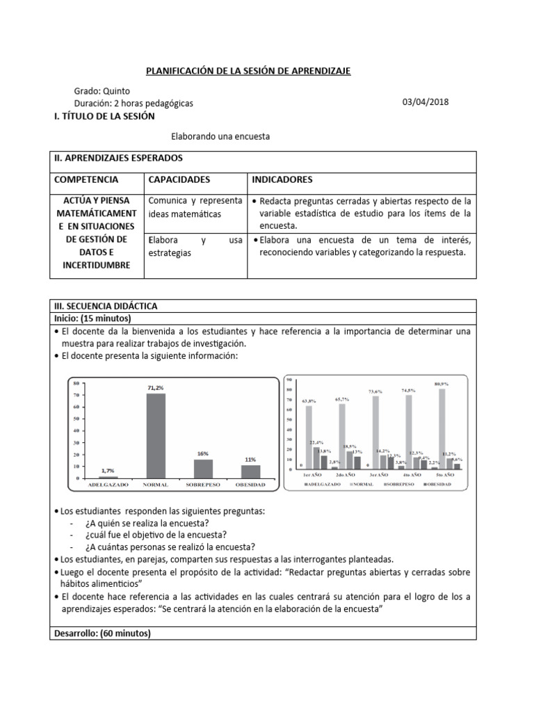 Mat5-U1-Sesion 07 | PDF | Metodología de encuesta | Cuestionario