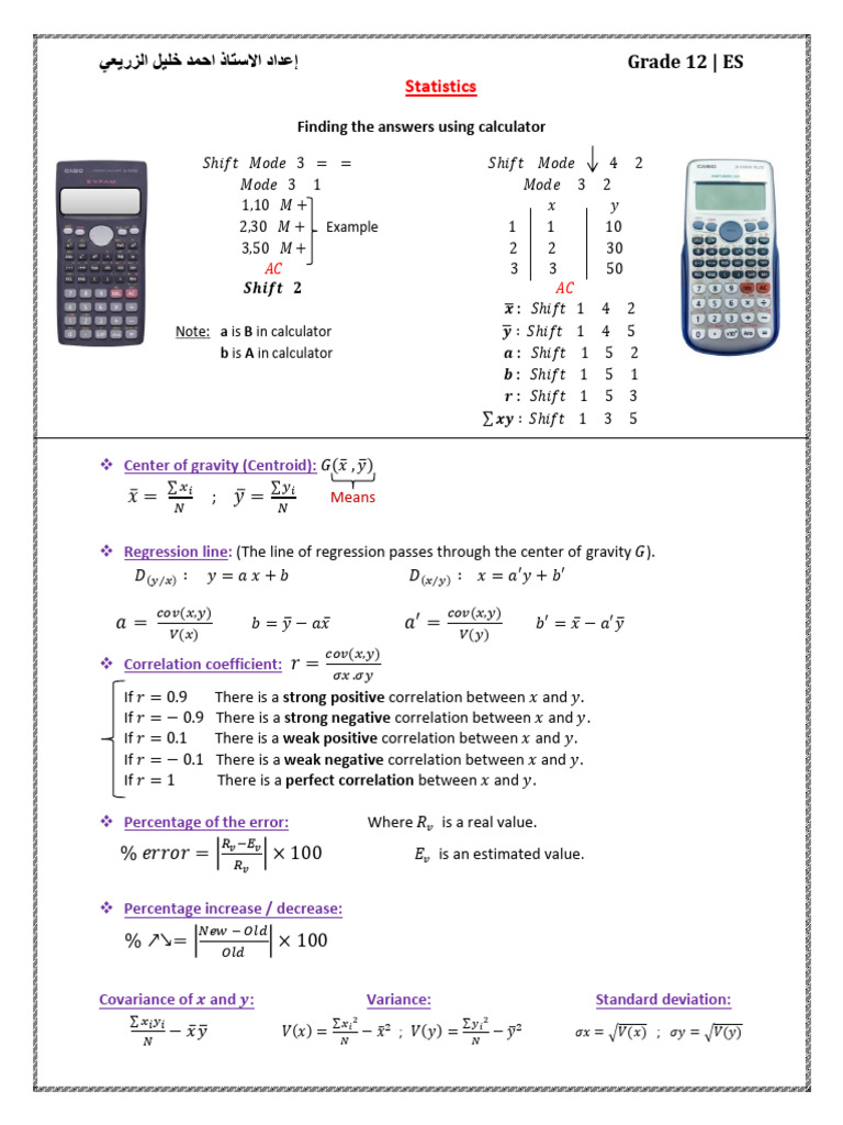 Grade 12 Statistics and Functions Guide | PDF | Mathematical Analysis ...