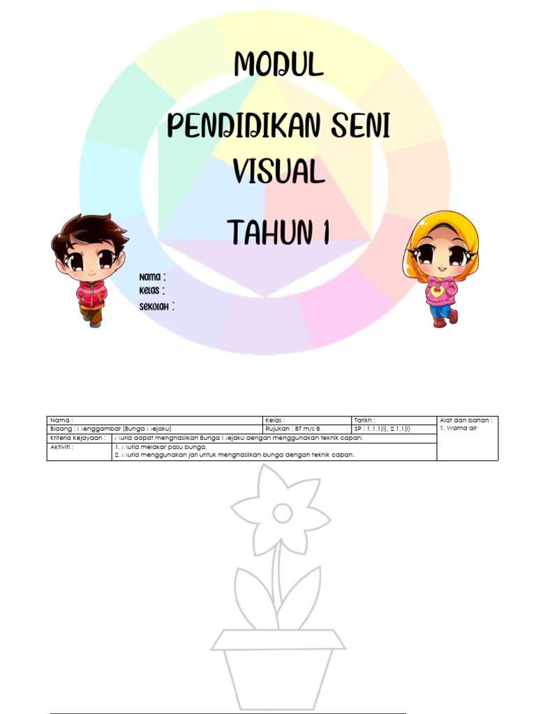 Modul Pendidikan Seni Visual Tahun 1 | PDF