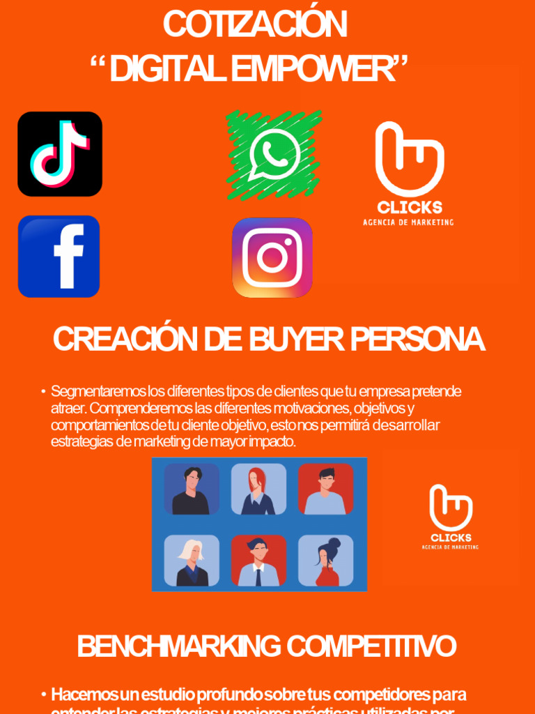 COTIZACIÓN PAQUETE DIGITAL EMPOWER | Descargar gratis PDF | Marketing | Publicidad digital
