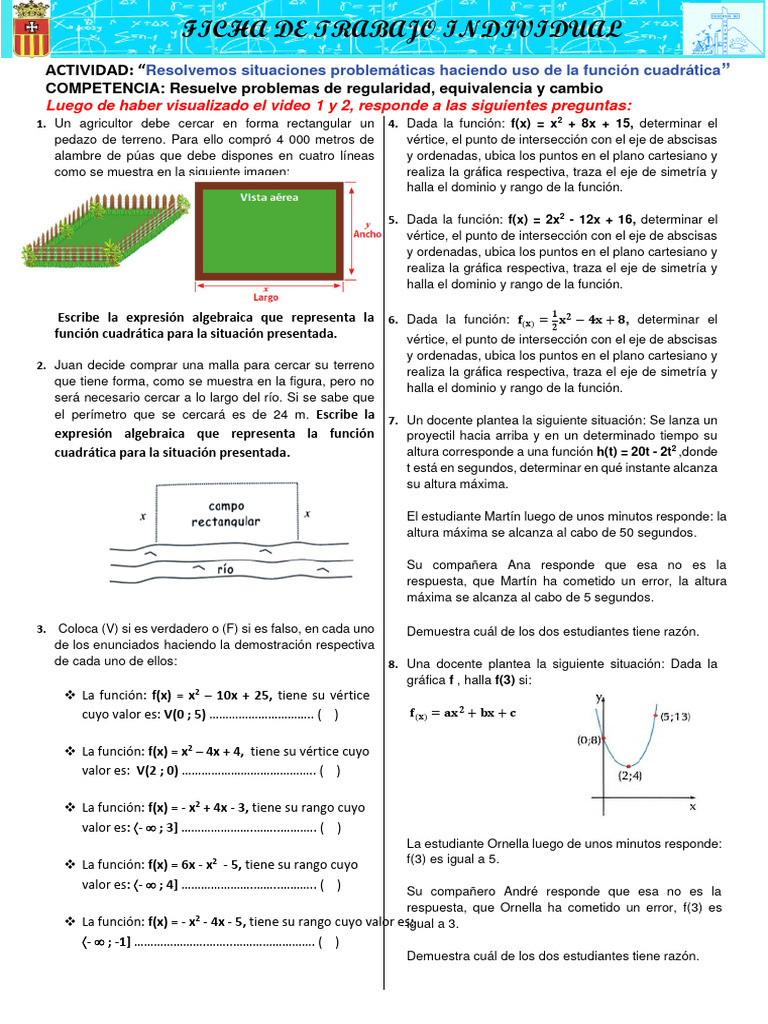 Ficha de Trabajo Individual | Descargar gratis PDF | Sistema de ...